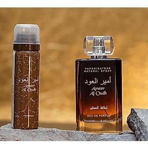 Lattafa Perfumes Collection |Ameer Al Oud Intense Oud & Ameer Al Oudh |EDP-100ML-3.4Oz| Woody, Sweet Oud, Bukhoor |Oriental Perfum. (ameer al oudh)