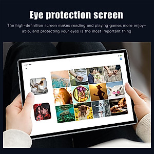 ICRPSTU Tablet, 10.1 Inch Tablet PC 8MP Front 16MP Rear 2.4G 5G WiFi 8 Core CPU for Home for Android 12 (US Plug)