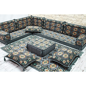 Arabic Floor Sofa Set, Arabic Floor Seating, Arabic Floor Sofa, Arabic Majlis, Arabic Couches, Jalsa, Floor Seating Sofa (With STANDARD FOAM)