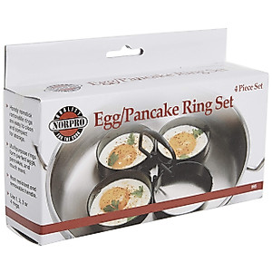 Norpro Nonstick Egg/Pancake Rings, 4 Piece Set
