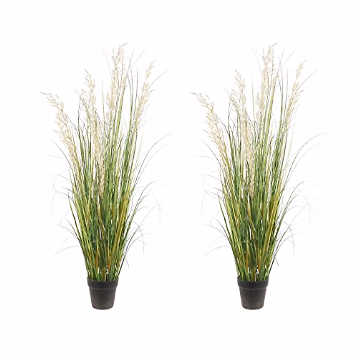AfanD Artificial Plant 47in（2pack） Tall Artificial Grass Plant,Faux Plants Indoor Home Decorative Artificial Plants & Flowers in Pot Fake Plant, House Plant Indoor