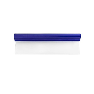 QWORK Water Car Squeegee,12 inch Flexible T-Bar Water Silicone Window Squeegee for Car Or Home Use, Blue