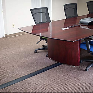 Cable Man Floor Cord Cover and Cable Protector for Cable Management, 3 in. x 5 ft., Gray, 6000-G5C