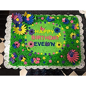 AOSHANG 33 Pcs Fondant Cake Cookie Plunger Cutter Fondant Cake Cutter Mold Sugar craft Flower Leaf Butterfly Heart Shape Decorating Mold DIY Tools