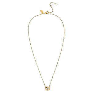 Coach Women's Signature Stone Pendant Necklace