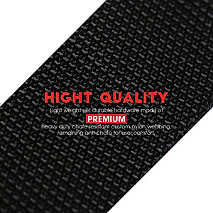 KAYLLE 2-Point Rifle Sling Mount - Premium Shotgun Sling with Upgraded Metal Hook Fits Any Weapon - Durable & Quick Length Adjust - Multi Use for Hunting, Sniper, Shooting (Black)