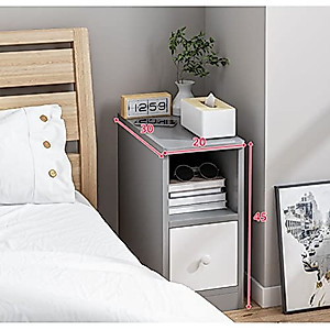 NYKCPJMW Vintage Bedroom Nightstand, Nightstand 1 Drawers, Nightstand Nightstands Bedroom Nightstands Bedroom Furniture Nightstands, Bathroom Room