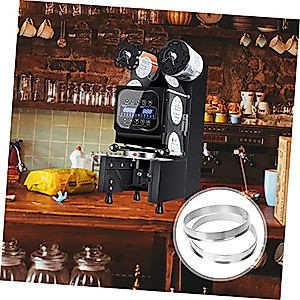 STOBAZA 2pcs Sealing Machine Sealing Ring Cup Seal Replacement Parts Automatic Milk Tea Machine Washer Ring Accessories Cup Sealer Machine Circle Sealing Machine Washer Canning Seal Ring