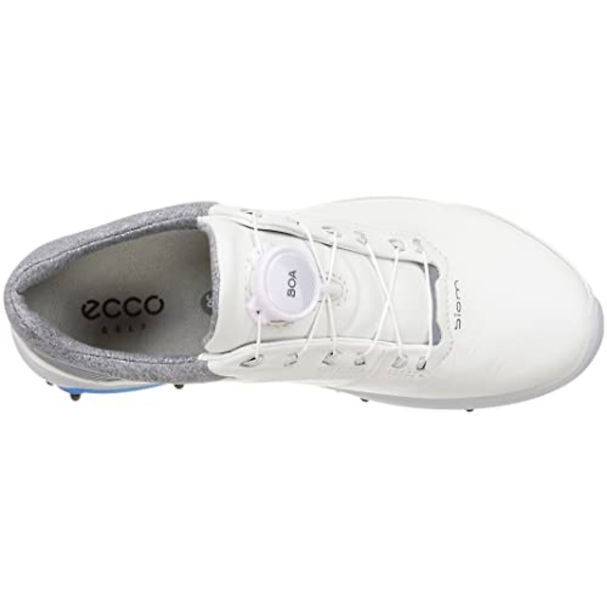 ECCO Women's G 3 BOA Gore-TEX Waterproof Golf Shoe, White, 7-7. 5