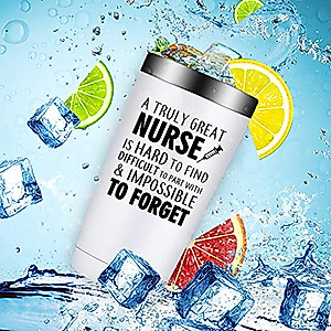BIRGILT Nurse Gifts For Women - Nurse Appreciation Gifts - Nurses Week Gifts - Nurses Day 2023 Gifts - 20oz A Truly Great Nurse is Hard to Find Tumbler