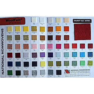 Green Kelly Green - Wool Felt Oversized Sheet - 20% Wool Blend - 36 in x 36 in Sheet