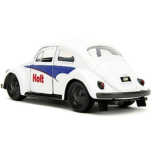 Punch Buggy 1:32 Scale 1959 Volkswagen Beetle Die-cast Car with Mini Gloves Accessory (White), Toys for Kids and Adults