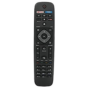 NH500UP Replace Remote fit for Philips TV 50PFL5601/F7 65PFL5602/F7 55PFL5602/F7 50PFL5602/F7 43PFL5602/F7 32PFL4902/F7 40PFL4901/F7 43PFL4901/F7 50PFL4901/F7 43PFL4902/F7 65PFL6902/F7 55PFL6902/F7