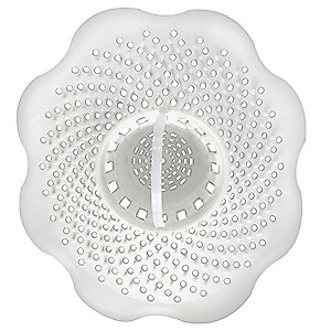 Danco 10306, Tub Protector Hair Cather and Strainer, Hair Drain Clog Prevention Drain Snake, Snare and Auger