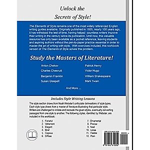 The Elements of Style Workbook: Writing Strategies with Grammar Book (Writing Workbook Featuring New Lessons on Writing with Style)