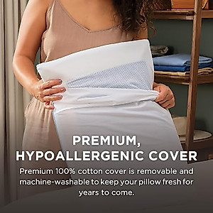 Tempur-Pedic TEMPUR-Cloud Dual Cooling Pillow, Queen, White