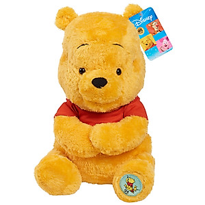 Just Play Disney Winnie The Pooh 95th Anniversary 13.5 Inch Large Plush, Stuffed Animal Teddy Bear for Kids, Kids Toys for Ages 2 Up