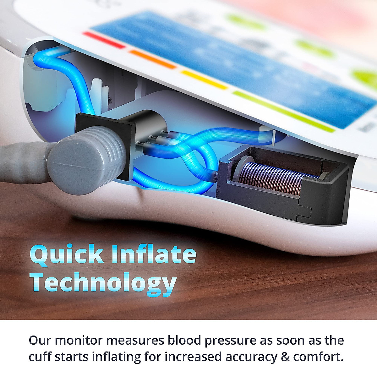 Greater Goods Blood Pressure Monitor - Complete BP Machine Kit with Wall Adapter and Premium Comfort Cuff, Designed in St. Louis