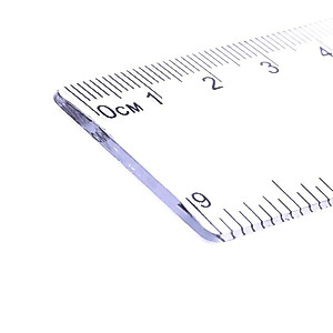 Rulers 12inch, Pack of 5, Clear Ruler, Plastic Ruler, Drafting Tools, Measuring Tools, Ruler Set, Ruler inches and Centimeters, Transparent Ruler, Measuring Tools for Student School Office