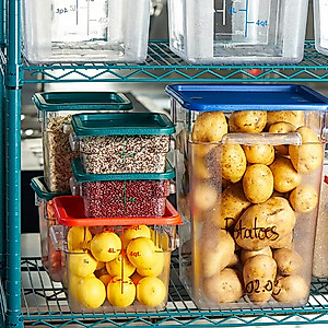 APLSS NSF 4-Tier Green-Epoxy Storage Shelves, 18"x48"x63", Moist&Dry Enviroments, Commercial Heavy Duty Steel Wire Shelving Unit with Wheels, Walk-in Cooler&Freezer Dishroom Kitchen