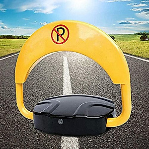 SRVNT Remote Control Electric Parking Locks Parking Piles, Latches Private Guard Your Exclusive Parking Space,Parking Lane Guard Automatically Lock Remote Control Ip67 Waterproof Barrier Bollard.