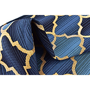 Unique Loom Outdoor Trellis Collection Area Rug - Eden Trellis (8' x 11' 4" Rectangle, Blue/ Beige)