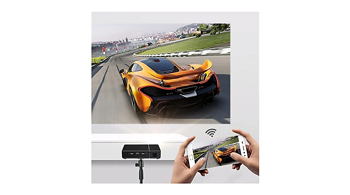 U30 Pro 3D DLP Mini Projector with 4K & Wireless Mirroring