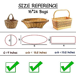 40pcs Cellophane Bags 16x24 Cellophane Wrap for Gift Baskets Large Clear Gift Bags Party Favors Bags Clear Treat Bags Plastic Gift Bags Packaging Bags for Cookie Candy Goodie