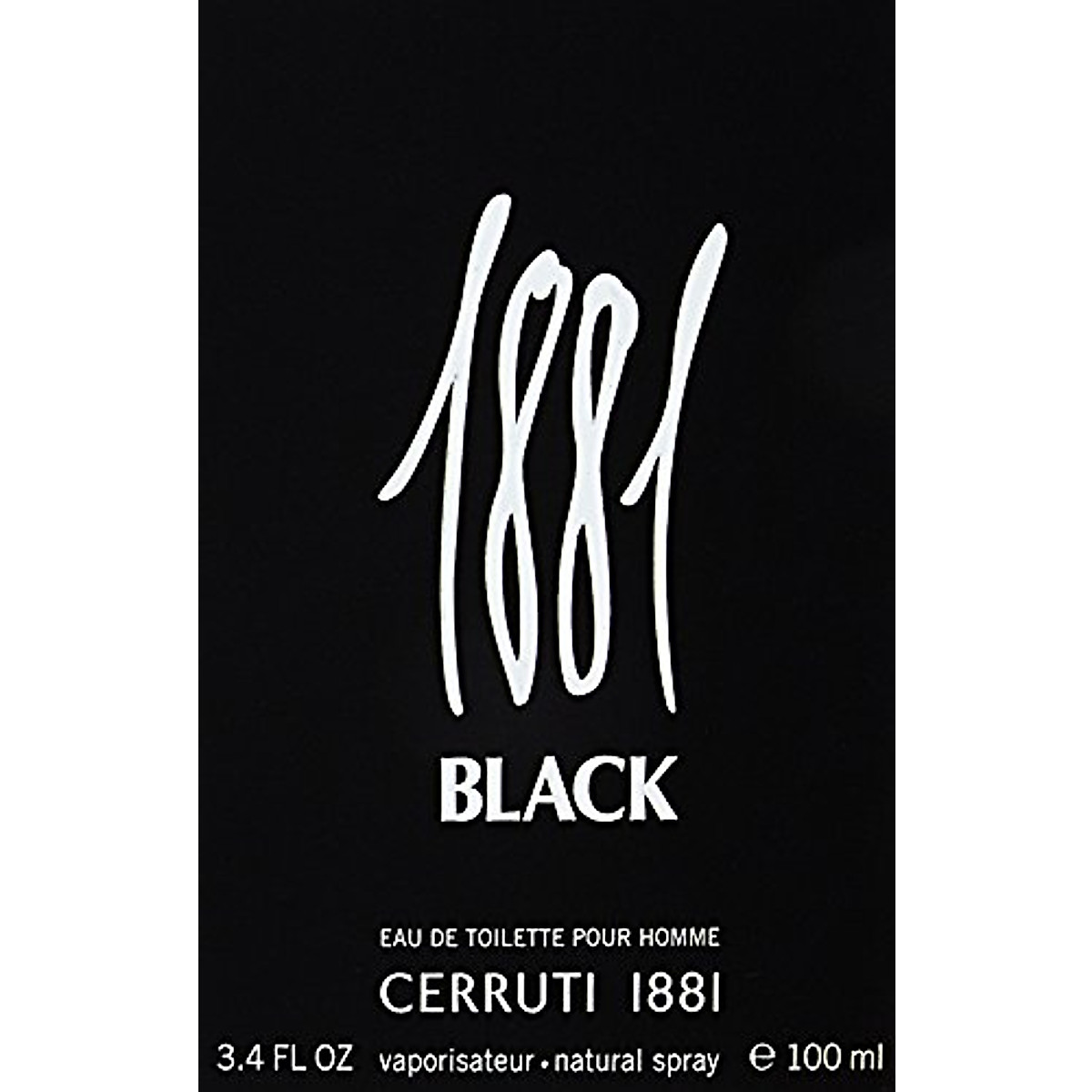 Nino Cerruti 1881 Cerruti Black Pour Homme Eau-de-toilette Spray, 3.4-Ounce