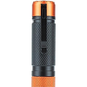 Klein Tools 56040 LED Rechargeable Flashlight, 350 Lumens, Twist Focus, Laser Pointer, Hands-Free, USB Charging Cable, for Work and Outdoor