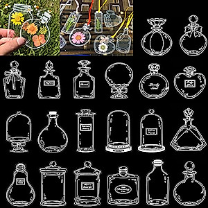 Ansbell 40 Pieces Bookmarks, Book Markers, Transparent Dried Flower Bookmarks, Pressed Flower Bookmark, Flower Bookmark Maker, Bookmarks for Women, Magnetic Bookmarks, Bookmarks for Book Lovers.