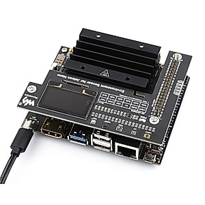 XYGStudy Environment Sensors Module for Jetson Nano 2GB and B01 I2C Bus with 1.3inch OLED Display to Collect Temperature Humidity/Air Pressure/Ambient Light Intensity/VOC/IR Ray/UV etc.