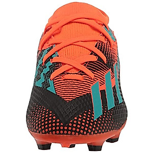 adidas X SPEEDPORTAL Messi.3 Firm Ground Soccer Shoe, Team Solar Orange/Mint Rush/Black, 5.5 US Unisex Big Kid