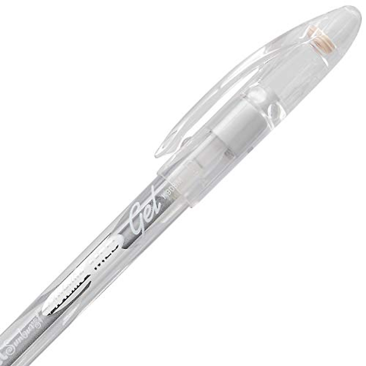 Pentel Arts Sunburst Metallic Gel Pen, Medium Line, Permanent, Gold and Silver Ink, 2 Pack (K908BPXZ)