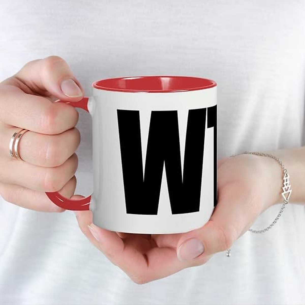 CafePress WTF? Mug Ceramic Coffee Mug, Tea Cup 11 oz