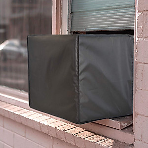 Jeacent Window air conditioner covers for outside Bottom Covered, Window ac covers for outside 27.5Wx23Dx19H,window air conditioner cover.
