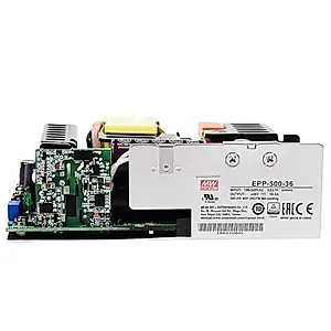 TorqCali EPP-500-36 500W 36V Open Frame Power Supply, Constant Voltage, 5"x3", Green, Industrial Grade, for Automation Equipment, Test Systems, LED Lighting