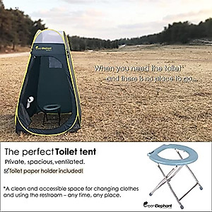 Green Elephant Camping Shower Tent - Pop Up Changing Tent, Privacy Tent, Pop Up Shower Tent, Camping Bathroom Tent, Outdoor Shower Enclosure, Portable Shower Tent for Camping