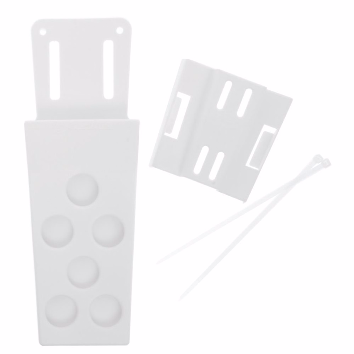 HUBERT® Knife Scabbard with Snap-On Adaptor White Plastic - 13"L x 4 1/2"W