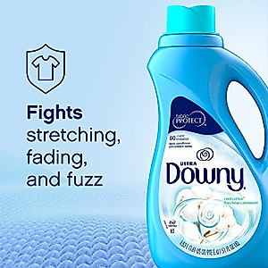 Downy Ultra Laundry Fabric Softener Liquid, Cool Cotton Scent, Two 51 Fl Oz Bottles, 120 Total Loads