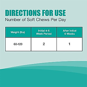 Nutramax Dasuquin Joint Health Supplement for Large Dogs - With Glucosamine, Chondroitin, ASU, Boswellia Serrata Extract, and Green Tea Extract, 84 Soft Chews