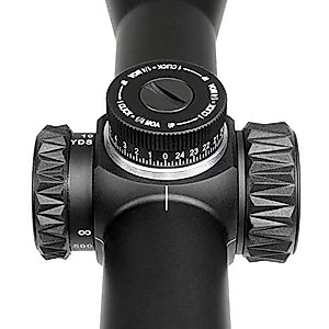 Meopta Optika6 3-18x50 30 mm SFP Second Focal Plane Hunting Riflescope, 3-18x50 Z-Plex, Black