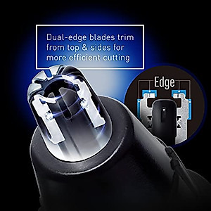 Panasonic ER430K Nose, Ear and Facial Hair Trimmer Wet/Dry with Vacuum Cleaning System