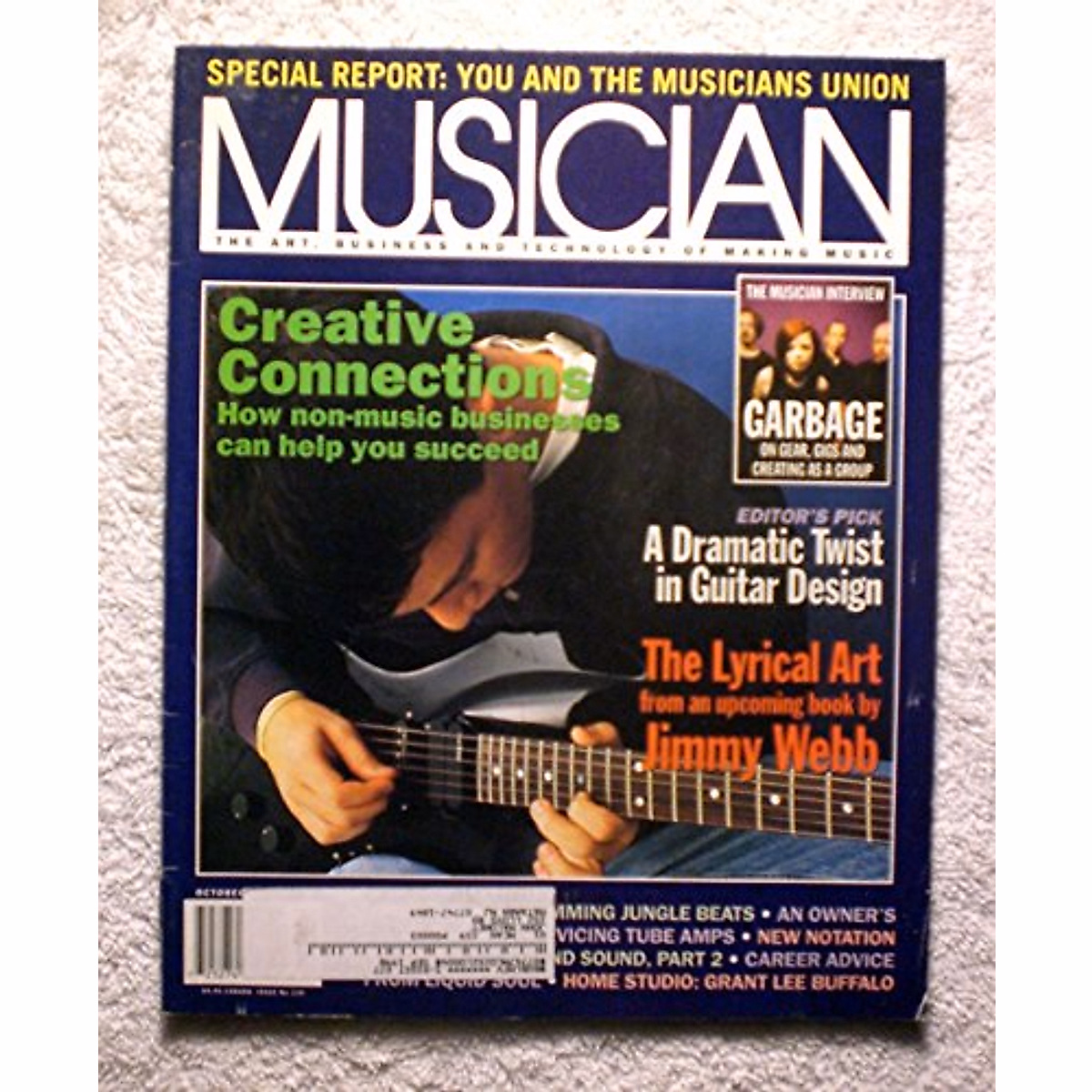 Creative Connections - Music Business - Garbage - Musician Magazine - #239 - October 1998