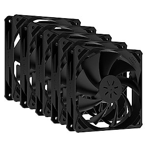 novonest 120mm PC Case Fan,High Performance 3PIN Silent Fan for PC Cooling,NK12BK3-5