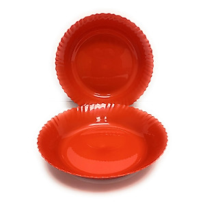 Mintra Home Curly Collection (11.75in Bowl 2pk, Red)