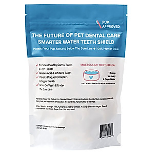 Furpeeps Labs Dogs Breath Freshener, Cat & Dog Dental Powder, Water Additive for Dogs, Plaque & Tartar Remover, Best Way to Eliminate Dogs & Cats Bad Breath, Vet Recommended 45 Servings.