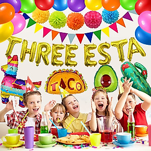 Three Esta Birthday Decorations Mexican Third Birthday Party Decoration 3rd Birthday Decorations Three Birthday Decorations Fiesta Birthday Party Decoration Cinco De Mayo Mexican Taco Party Decoration