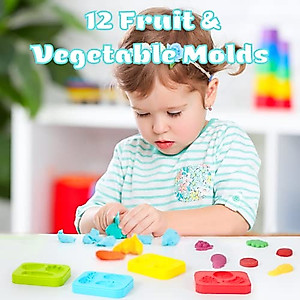 PHILODOGS Play-Masa Playdough 48 Pack of Non-Toxic Modeling Compound, 0.6 Ounce Each, Play Dough Bulk Sets for Kids Ages 3+