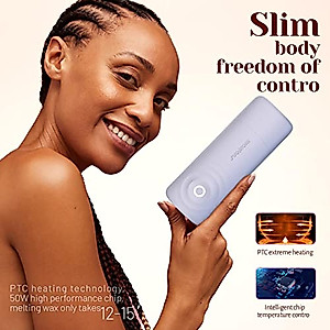 Waxfans,Wax Roller Kit,Wax Warmer for Hair Removal,Waxing Kit for Women,Roll on Wax Kit,Easy to Use Wax Kit,Roll on Wax